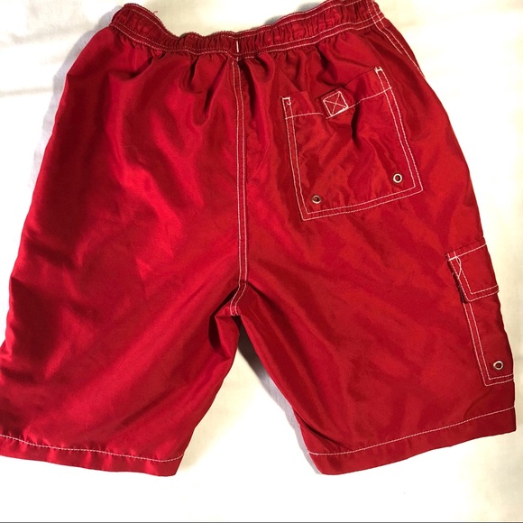 Merona | Swim | Mens Merona Board Shorts Red Small | Poshmark